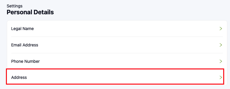 How To Update/Change Your Mailing Address – iTrustCapital
