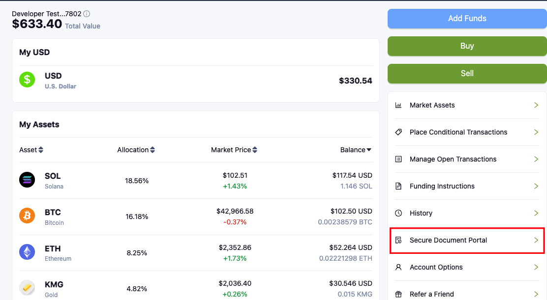 Where can I find my Secure Document Portal? – iTrustCapital