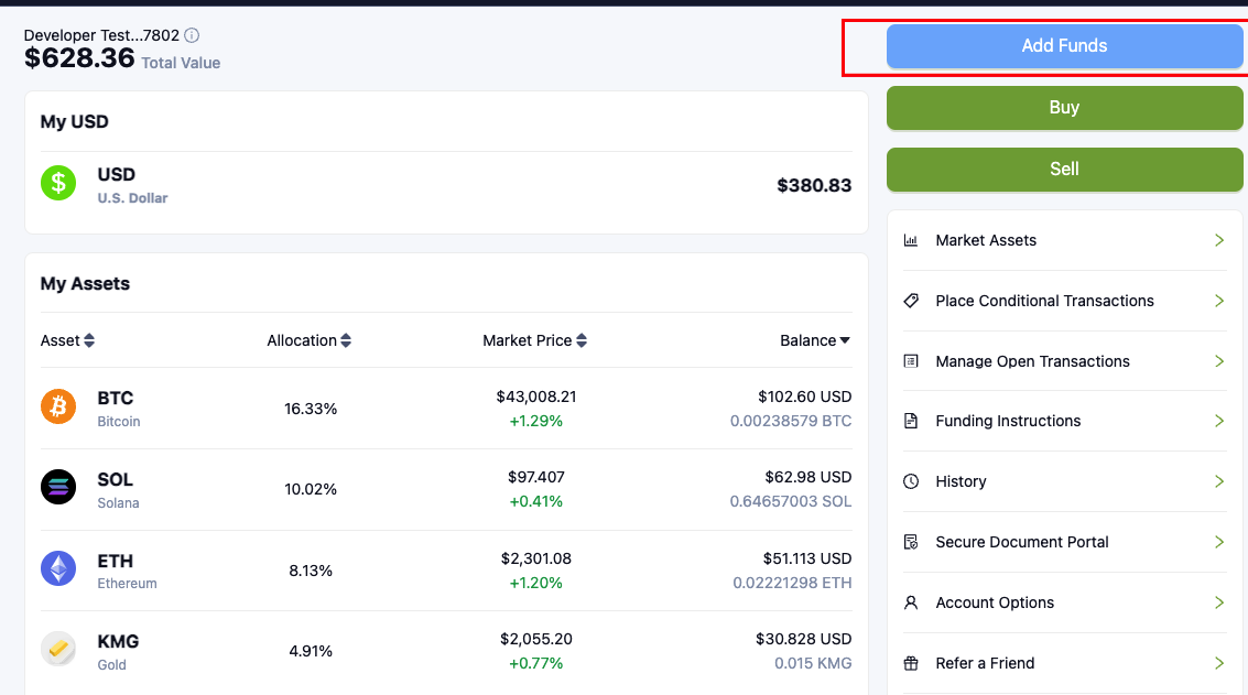 How to use ACH for cash contribution (Walkthrough) – iTrustCapital